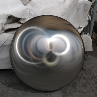 China RA 0.3μm Precision Polished Dished Head with 1100mm Diameter in S30408 Stainless Steel for sale