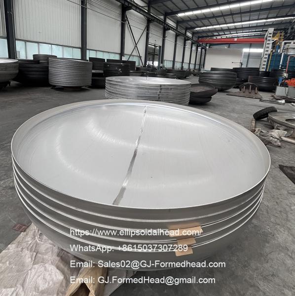 Quality Large Size Welded Dished Heads with ASME & PED Certification for Oil and Gas Pressure Vessels for sale