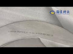 316l stainless steel spherical cap head 679mm diameter 5mm thickness