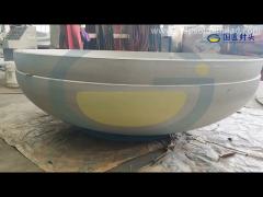 inner diameter 2000mm stainless steel ellipsoidal head for water treatment filtration equipment