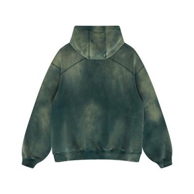 Cina Maglia con cappuccio surdimensionata del pullover dell'annata materiale pesante di positività del vello dell'uomo dell'OEM in vendita