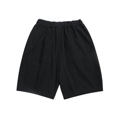 Cina OEM maufactory  Summer men's solid color front bag shorts  loose straight tube work pants in vendita