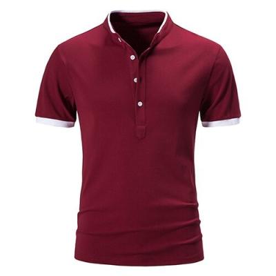 Cina OEM Foreign Trade Summer Men'S Casual Short Sleeved T -Shirt Basic Pure Color in vendita