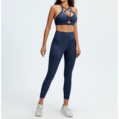 Cina Vestito basso di yoga di forma fisica del petto della PALESTRA del cotone di forma fisica del collo trasversale respirabile delle ghette in vendita
