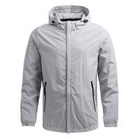 China 100% Polyester Pandex Outdoor Windbreaker Jacket Thin Fall Jacket for sale