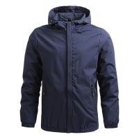 China 100% Polyester Pandex Outdoor Windbreaker Jacket Thin Fall Jacket for sale