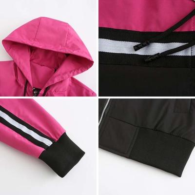 Cina Le donne leggere sottili ricoprono il cappotto impermeabile all'aperto dei rivestimenti del colorblock di signora di autunno casuale della molla in vendita