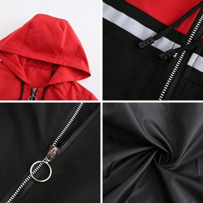 Cina Le donne leggere sottili ricoprono il cappotto impermeabile all'aperto dei rivestimenti del colorblock di signora di autunno casuale della molla in vendita