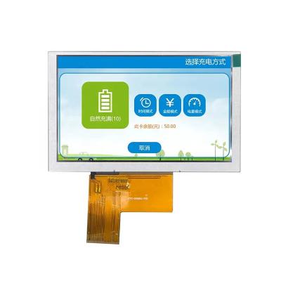 Cina Il modulo automobilistico a 5 pollici RGB di TFT LCD collega l'esposizione LCD di alta luminosità 800*480 in vendita