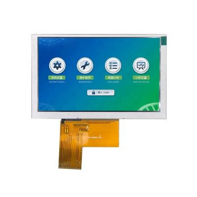 Cina Il modulo automobilistico a 5 pollici RGB di TFT LCD collega l'esposizione LCD di alta luminosità 800*480 in vendita
