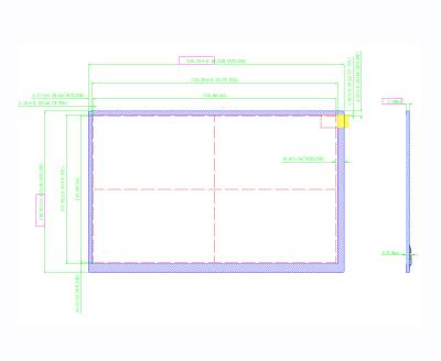 Cina Display LCD LVDS da 10,1 pollici 1280x800 BOE in vendita