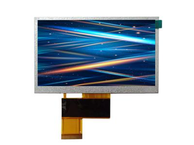 Cina pidocchi industriali a 5,0 pollici di TFT dell'esposizione di LCD di alta luminosità di 800x480 LVDS 100 in vendita