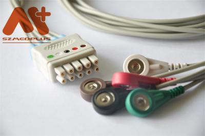 Китай Кнопка 411202-001 руководства кабеля 5 Marquette ECG здравоохранения GE терпеливая продается