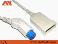 China Datex Ohmeda Compatible 5 Lead ECG Trunk Cable 545301 10Pin TPU 2.5m for sale