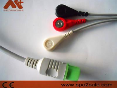 Cina Cavo connessione diretta 3 della rottura compatibile ECG del cavo di Fukuda Denshi - 0012-00-1192 in vendita