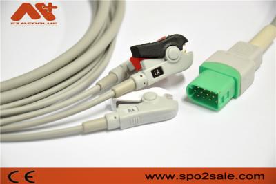 Cina Passaporto V, V12, V21 3 cavo connessione diretta compatibile di Datascope > di Mindray del cavo ECG in vendita