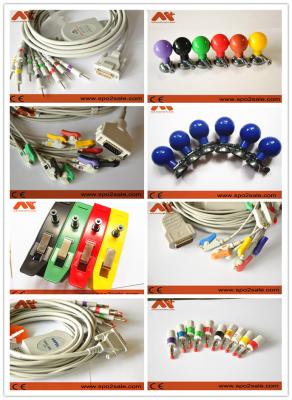 China de medische TPU-Kabel van het Elektrodenlood voor de Elektrocardiograaf van Mindray R12 Te koop