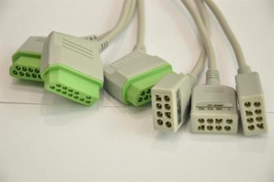 China Compatibele ECG Geduldige Kabel 6 Lood jc-906PA van Nihonkohden Te koop