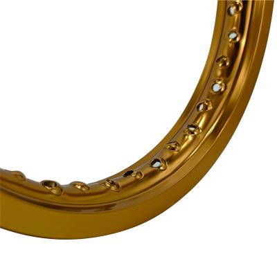 Cina Oro Ultima Anodizzazione Retro 14x1.40 Ruote di moto in vendita