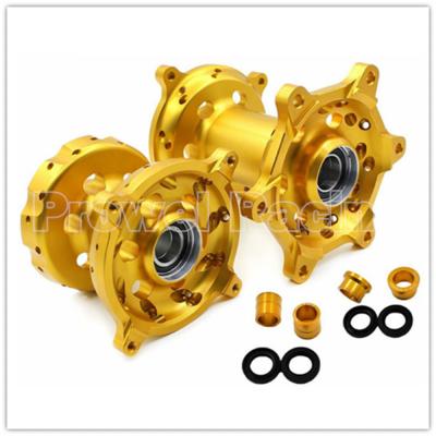 Cina Motocicletta CNC ruote anteriori posteriori hub kit in argento per RMZ 250 07-18 RMZ 450 05-18 in vendita