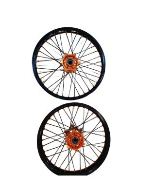 China WM 18 inch 36 spoken motorfiets legeringswiel set voor 125/250/300/450/500/525 Top Choice Te koop