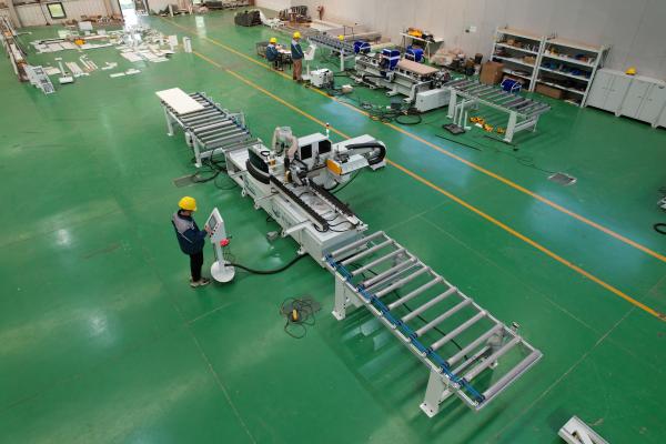 Quality Automated CNC Cabinet Door Maker Machine Lock Hinge Production Line for sale