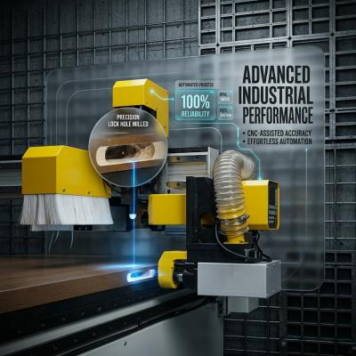 China Wood Door Cutting Machine Table With Pc Complete A Variety Of Shape Processing At Once for sale