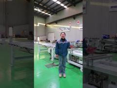 Automatic CNC Wood Door Frame Cutting Machine Four Sided Sawing Cutting