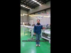 Automatic CNC Wood Door Frame Cutting Machine Four Sided Sawing Cutting