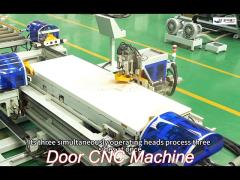 high-speed production wood door processing center with exceptional precision and aesthetic finish