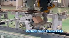 Door Frame Double End Saw Machine for 45° and 90° Cutting