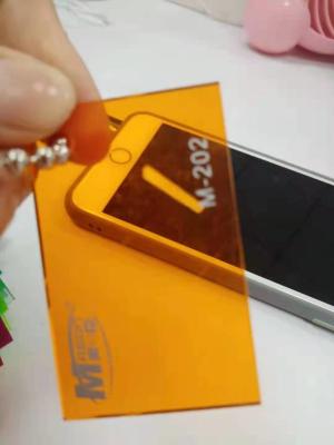 中国 虹色のアクリル シートは光沢度の高い耐衝撃性をめっきする 販売のため