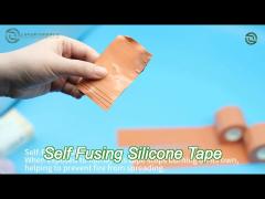 Yellow Flame Retardant Self Fusing Silicone Tape 25kv Maximum Voltage 5cm Width