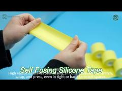 35kv Maximum Voltage 5cm Width Red Flame Retardant Self Amalgamating Silicone Tape for Substation Busbar Insulation