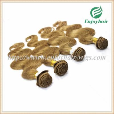 China Indian virgin hair weave  hair extension 27# color body wave hair 10''-26'' hair extension for sale