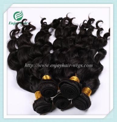 China Malaysian 5A virgin hair loose wave weft natural color(can be dye) 10''-26''hair extension for sale
