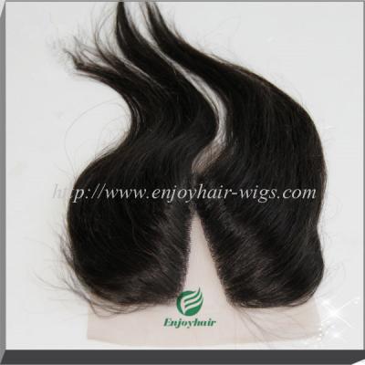 China U-part Lace top closure 4''x4''malaysian virgin hair natural color 10''-24''L straighthair for sale
