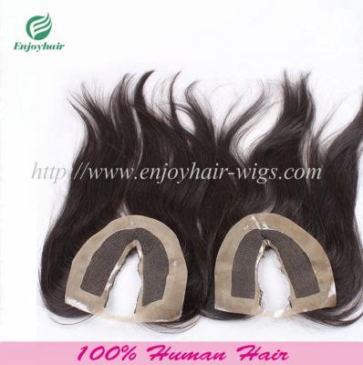 China U-part Lace top closure 4''x4''malaysian virgin hair natural color 10''-24''L straighthair for sale