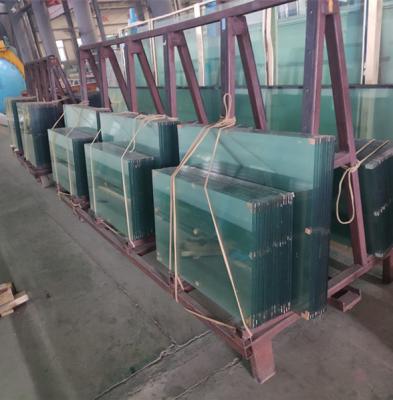 China 5mm+1.52PVB+5mm clear annealed laminated glass for sale