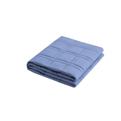 Cina Factory children adult Customized Weighted Blanket glass beads washable 100% cotton sensory weighting blanket 15lbs in vendita
