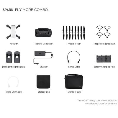 China Wholesale DJI Spark fly more combo drone 1080P HD Camera Drones ( Gift: 16GB MicroSD ) five colors EU Version in stock for sale