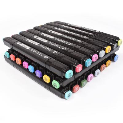 China Wholesale   new  TOUCHNEW Markers Pen Set 40/60/80/168 Color Animation Sketch Marker Dual Head Drawing Art Brush Pens for sale