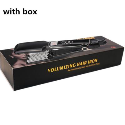 China New Fashion Hair Volumizing Iron Flat Iron LCD Display Hair Straightener Suitable for Long Short Hair Styling Fluffy Too for sale