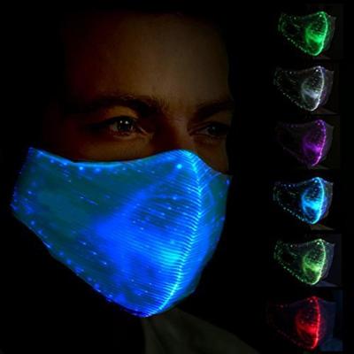 China New LED Anti Dust Mask 7 Color Changeable Luminous Mask With USB Charge Masks for Break Dance DJ Music Party Halloween 4 for sale