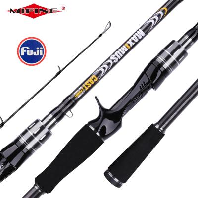 China MAXIMUS Lure Fishing Rod 1.8m 2.1m 2.4m 2.7m 3.0m30T Carbon Spinning Baitcasting FUJI Guide Travel Lure Rod 3-50g ML/M/M for sale