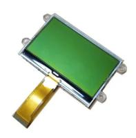 Quality Transflective 2.9 Inch LCD Screen 128 * 64 STN Green Backlight LCD Display for sale
