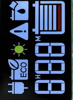 China Display LCD VA nero 2 cifre Display LCD 8PIN FPC collegare alimentazione 5V for sale