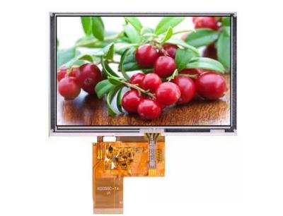 China 5.0 inch TFT-Lcd-scherm 800 * 480 Touch Screen RGB-interface Hoge helderheid Te koop