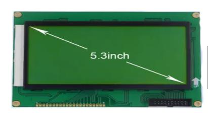 Quality 5.3 Inch Graphic LCD Module 240 X 128 Resolution STN Negative for sale