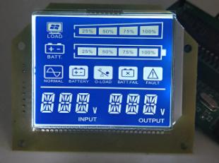 Κίνα Εικονική οθόνη TN LCD 7 τμήματα οθόνης σκούρο φόντο λευκό φόντο SMT_HT1621 προς πώληση